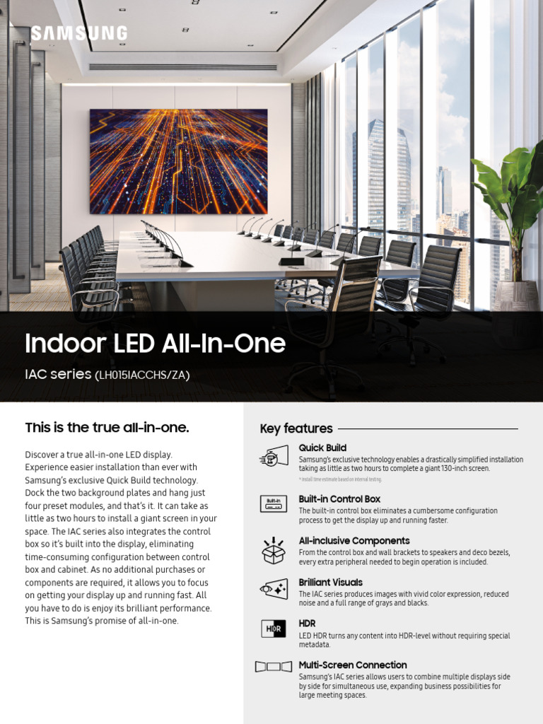 All in One IAC 130 2K Leaflet | PDF