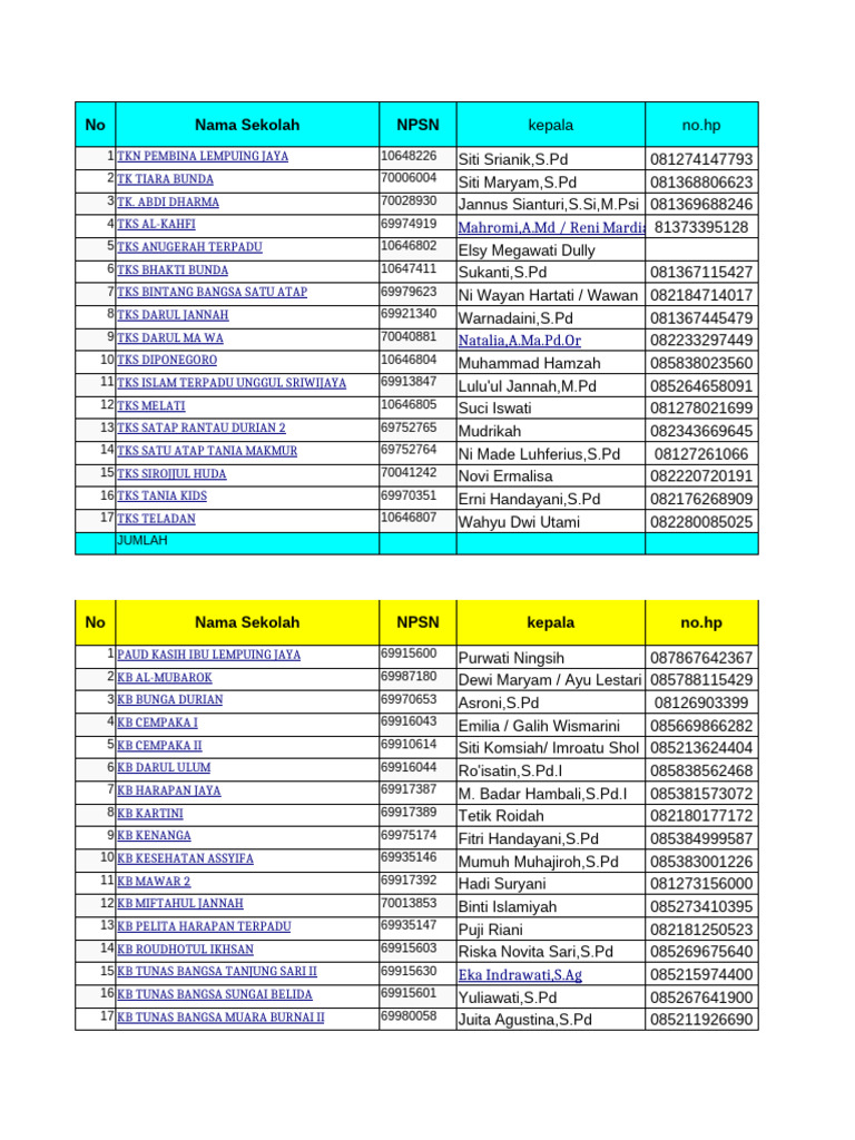 Rekap Pembayaran Organisasi PKG, IGTKI Dan HIMPAUDI-3 | PDF