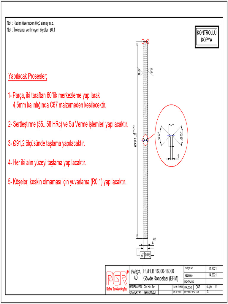 14 PL PLB 16000 18000 Govde Rondelasi (EPM) Model | PDF