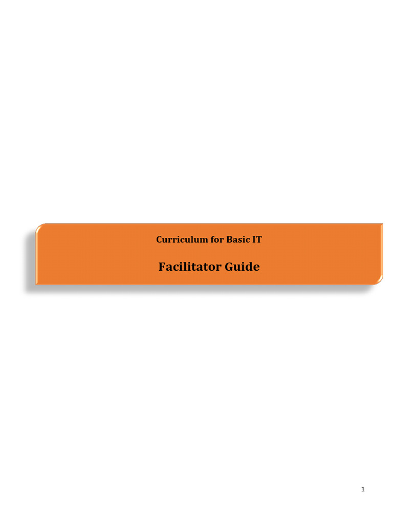 Fac Guide - Basic IT | PDF