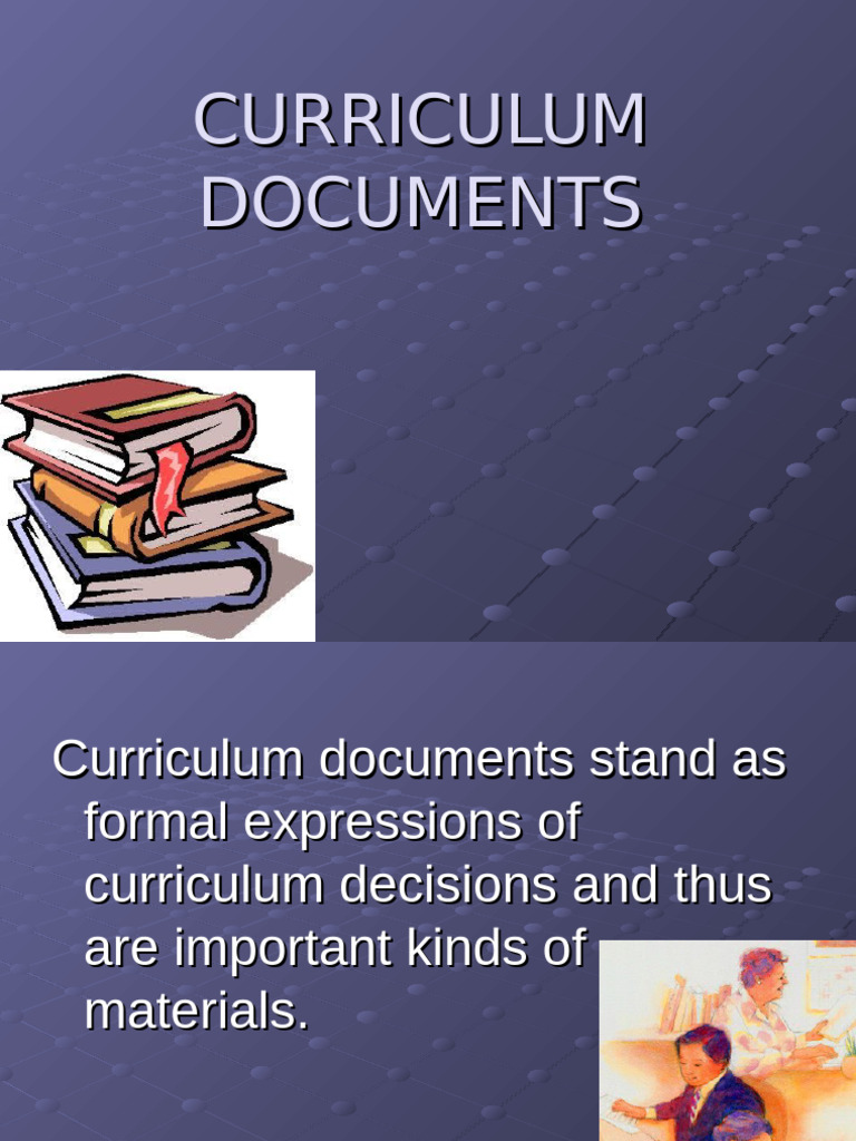 Curriculum Documents (2) | PDF