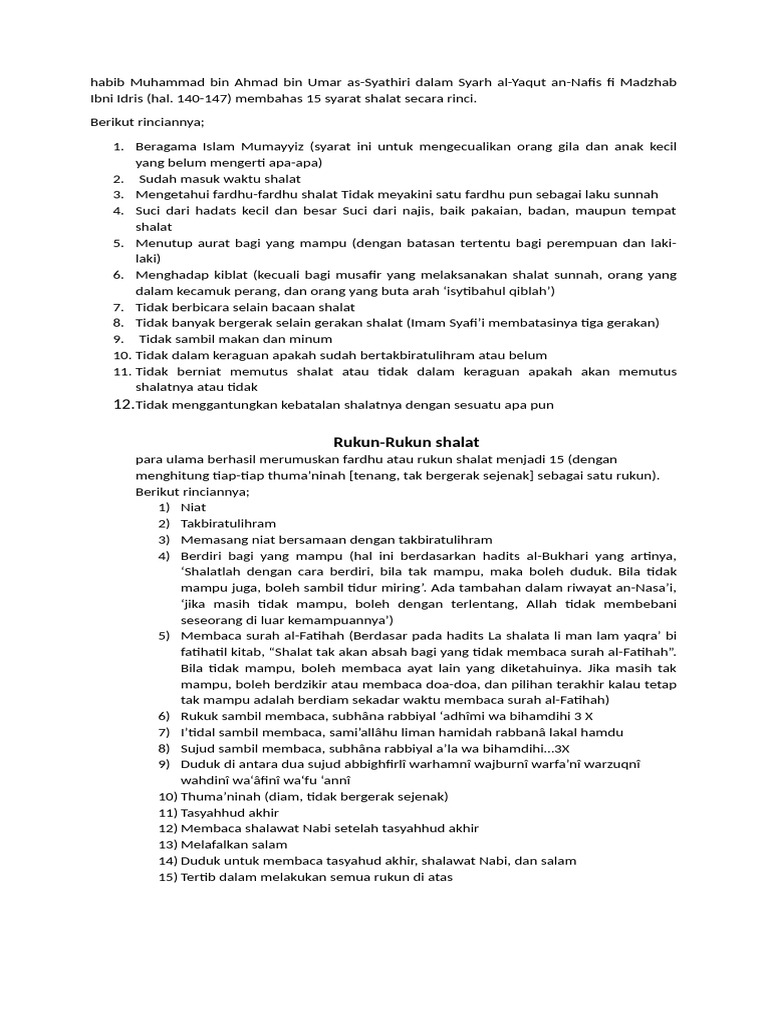 Habib Muhammad Bin Ahmad Bin Umar As | PDF