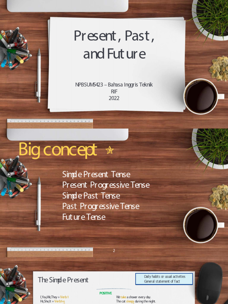 Present, Past, and Future Tenses | PDF