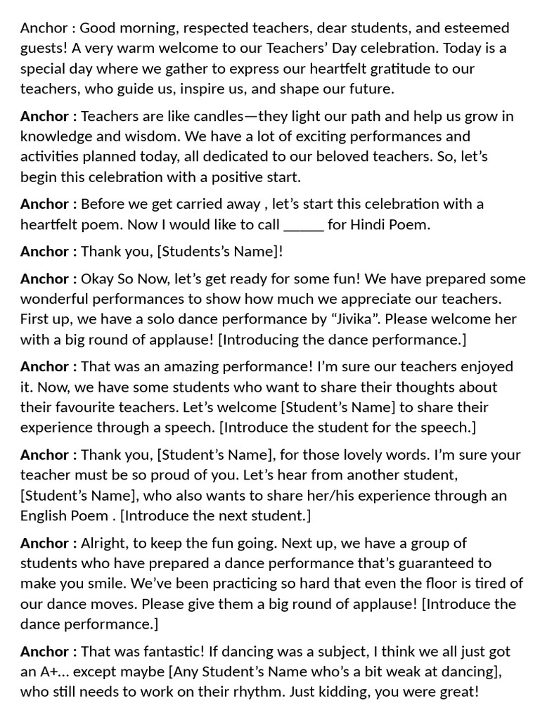 Anchoring Script | PDF