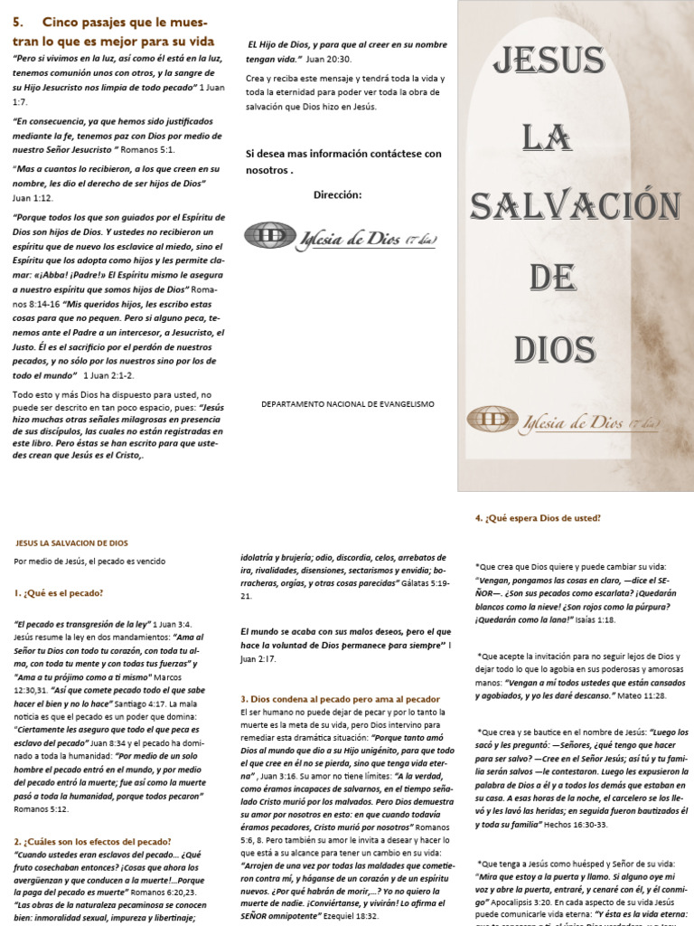 Jesùs La Salvacion de Dios | PDF