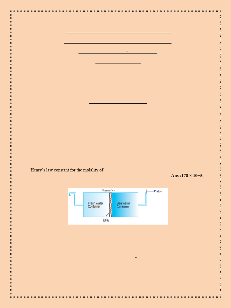 HHW Chem Autumn Break Class Xii | PDF | Science & Mathematics