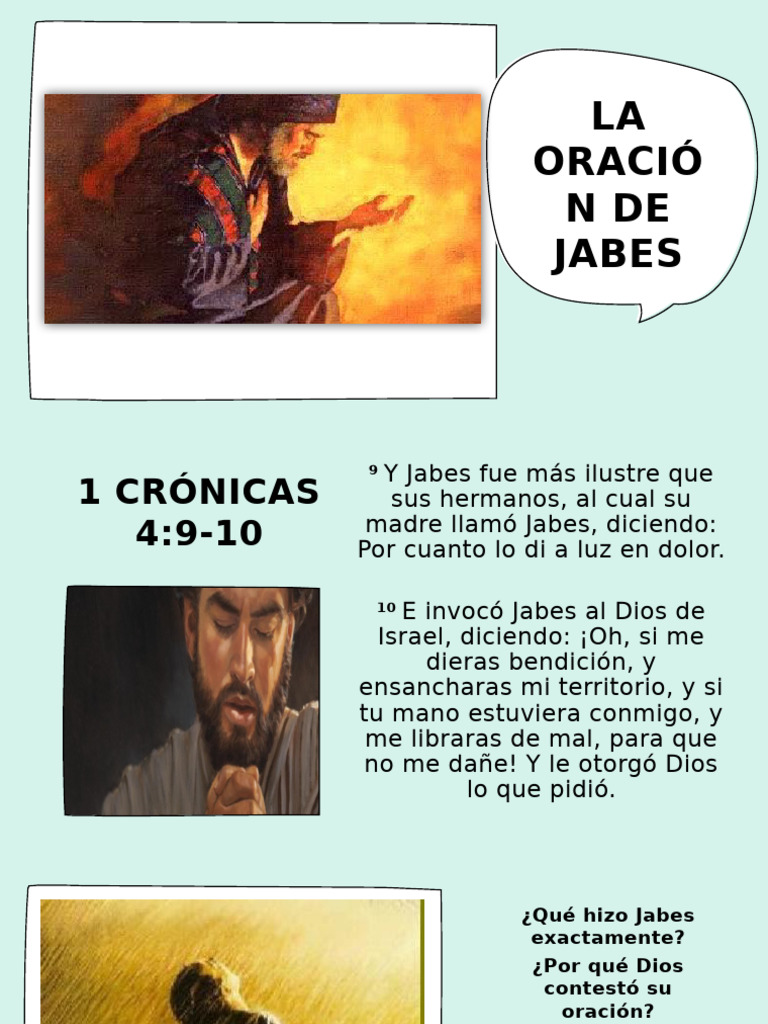 La Oración de Jabes | PDF