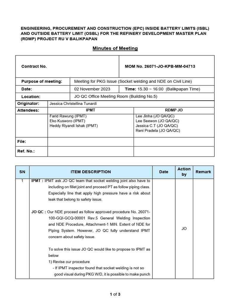 Socket_welding_and_NDE_on_Civil_Line | PDF
