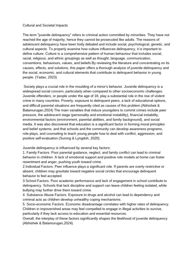 Cultural and Societal Impacts | PDF | Self-Improvement