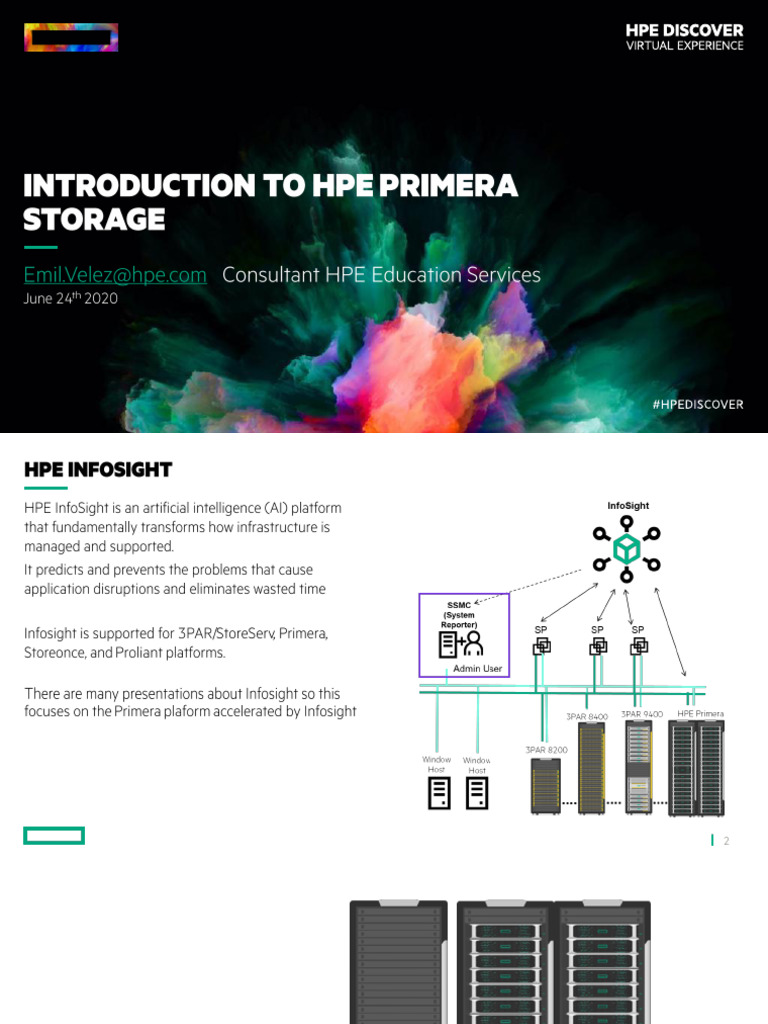 Intro To HPE Primera Discover | PDF
