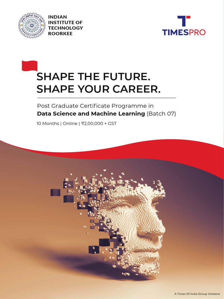 IIT Roorkee DataScience & ML Certification | PDF