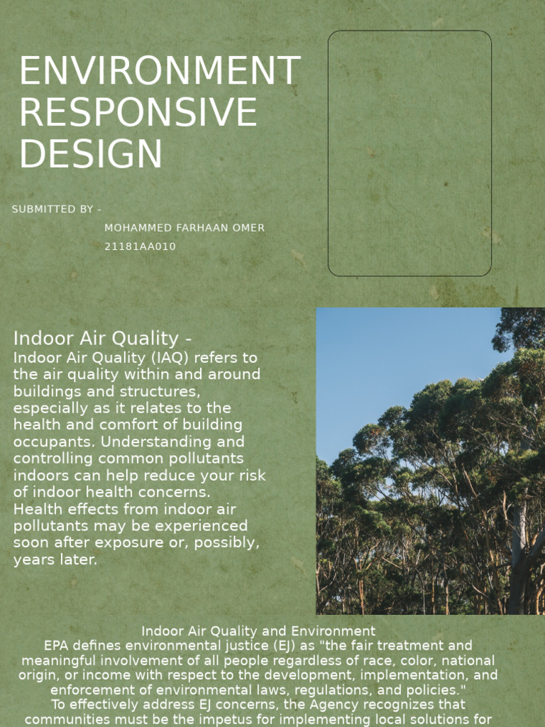 Environment Responsive Design | PDF