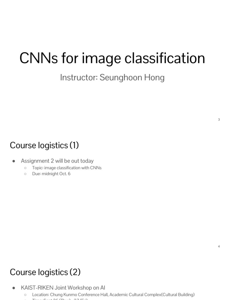 CNNs For Image Classification | PDF