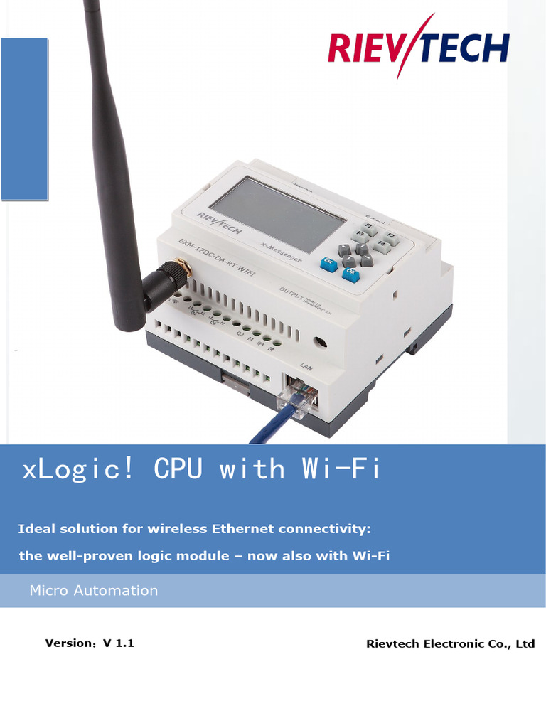 Rievtech WIFI PLC Brochure | PDF