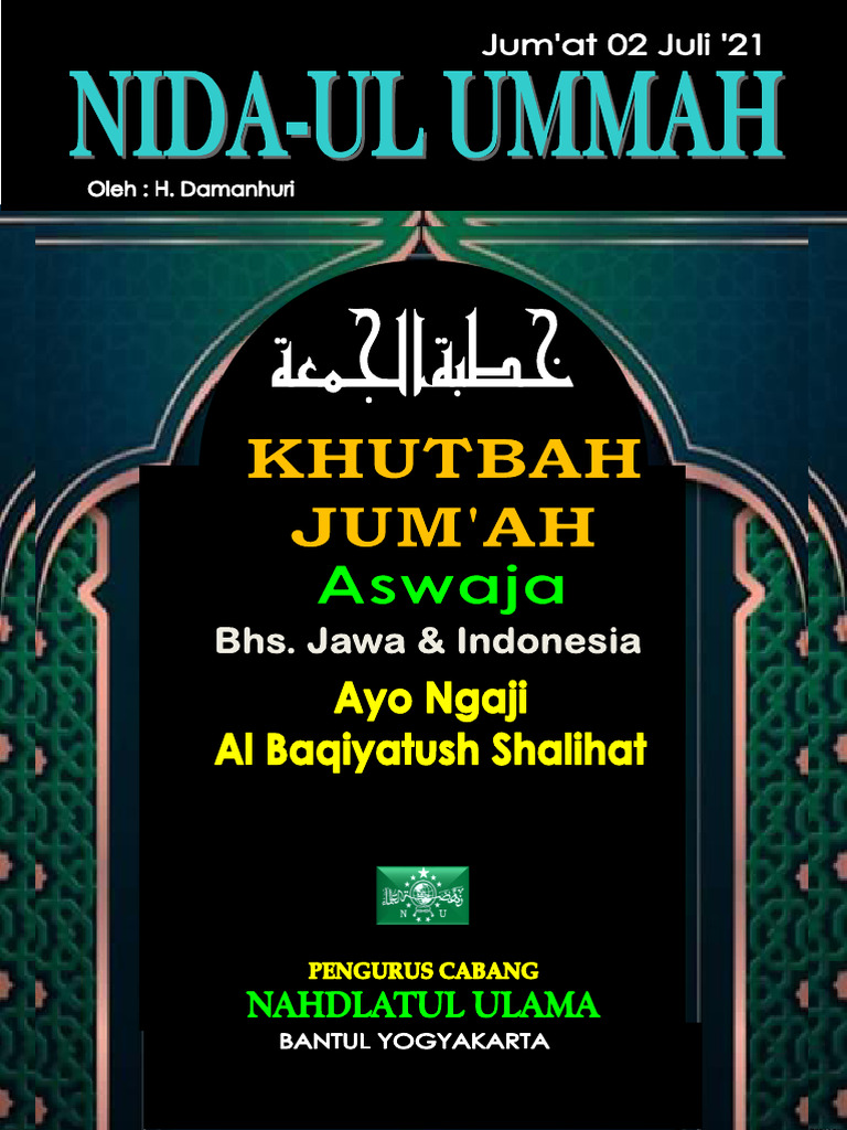 Khutbah 2 Juli 21 | PDF