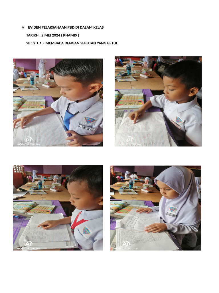 Eviden Pelaksanaan PBD BM 1 Teratai | PDF