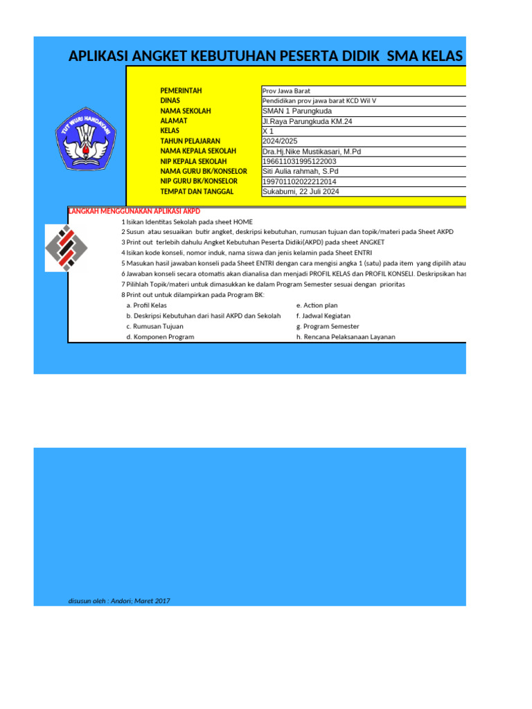 Aplikasi Akpd Kelas X 2 | PDF