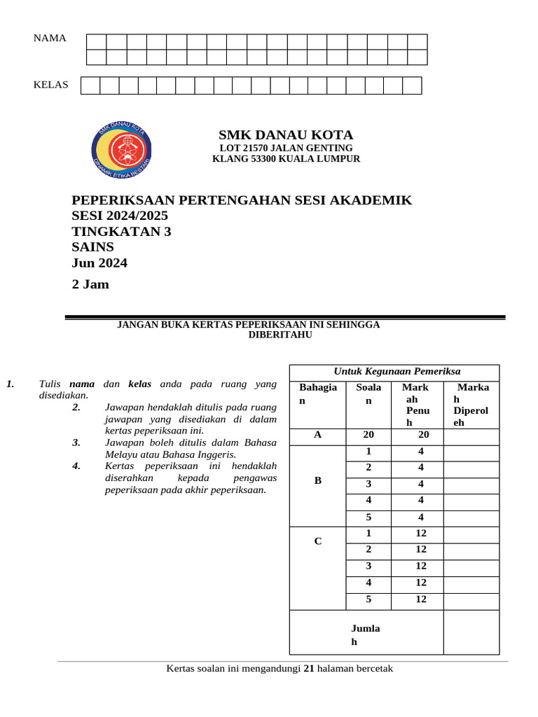 Cover PPT Men Ren Dan Men Atas k2 2024 | PDF