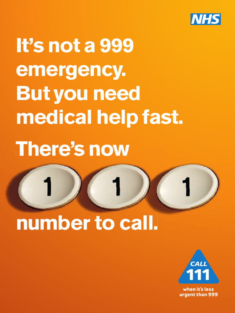 NHS 111 Patient Leaflet | PDF