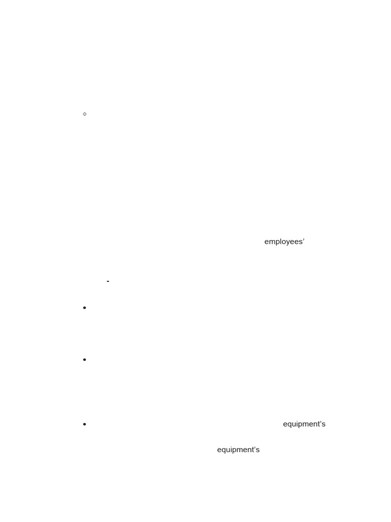 Operations Management Checklist | PDF