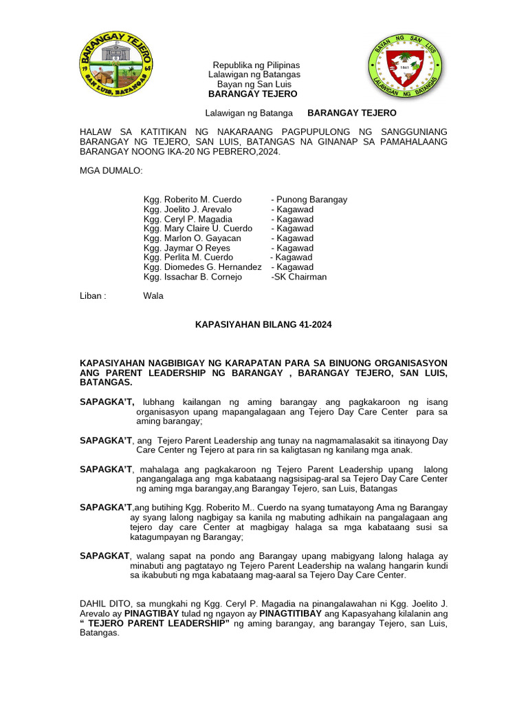 Republika NG Pilipinas - Docx Kahilingan | PDF