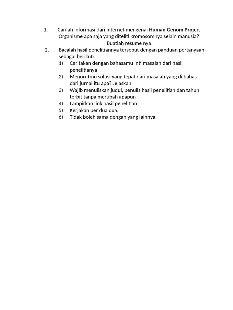 Latihan Soal Materi Gen 2 | PDF