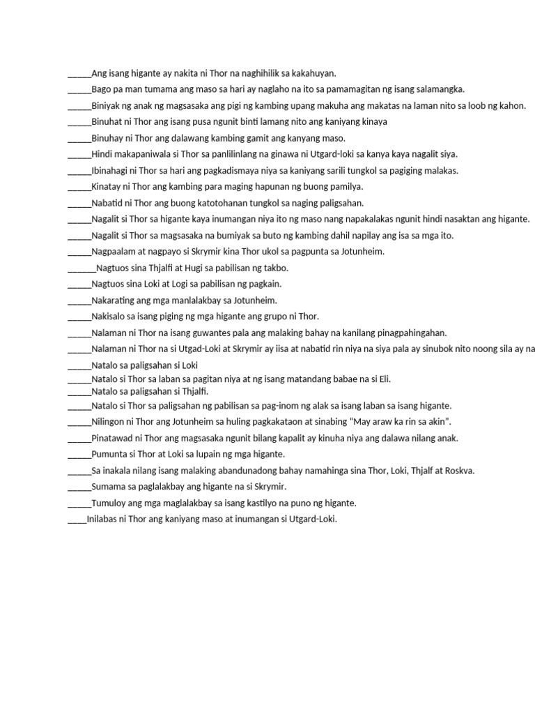 Ang Isang Higante Ay Nakita Ni Thor Na Naghihilik Sa Kakahuya1 | PDF