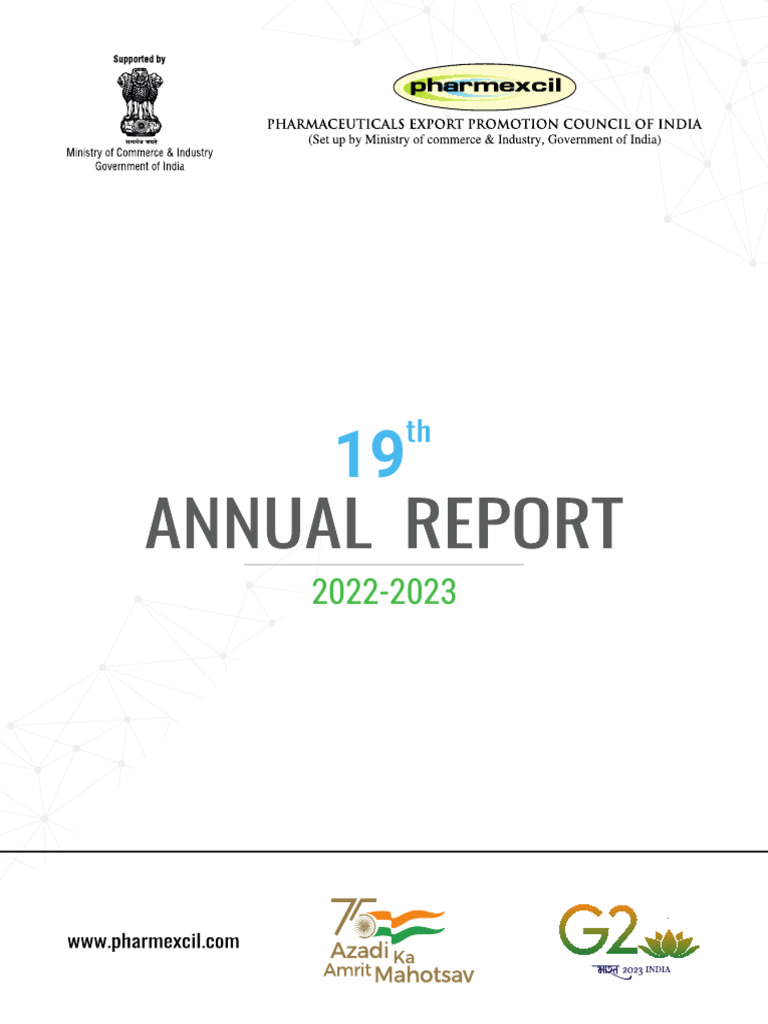 Pharmexcil Annual Report Final | PDF