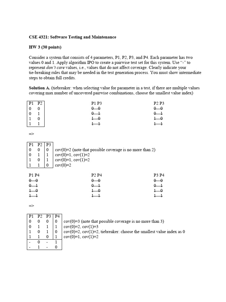 HW 3 Solutions | PDF