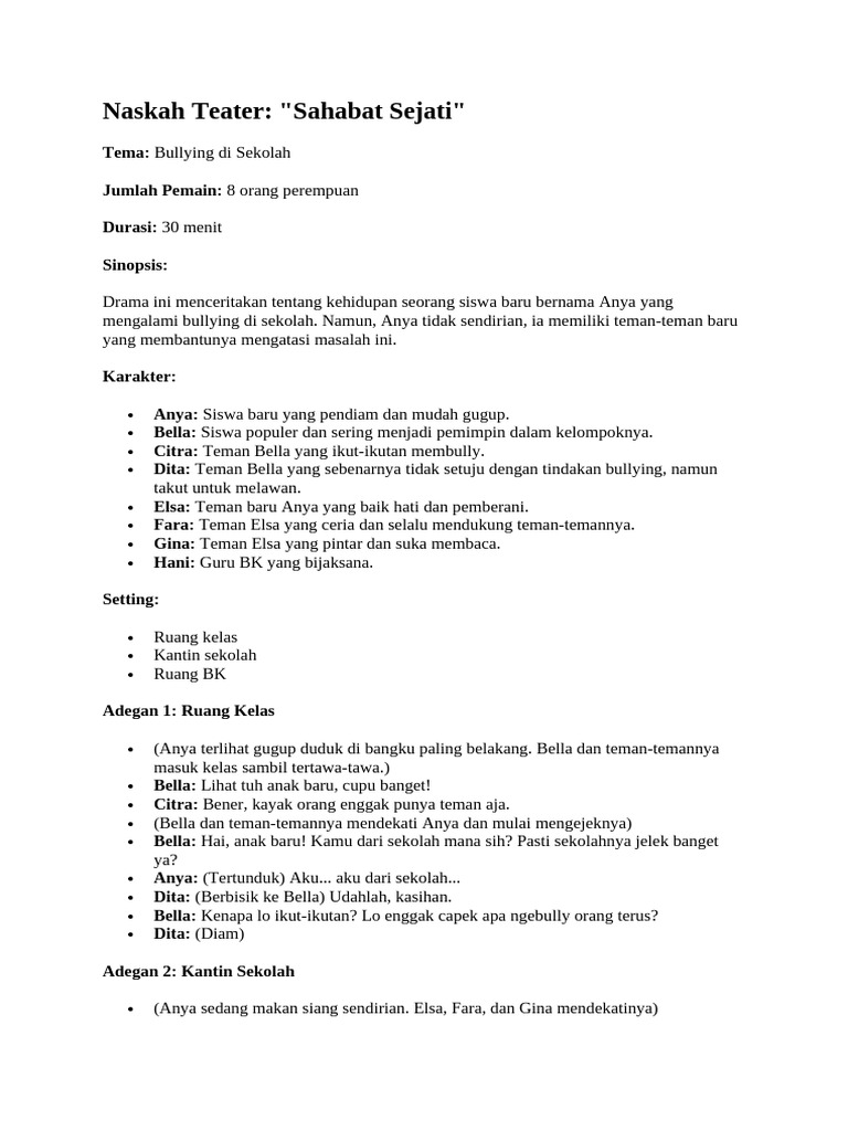 Naskah Teater | PDF