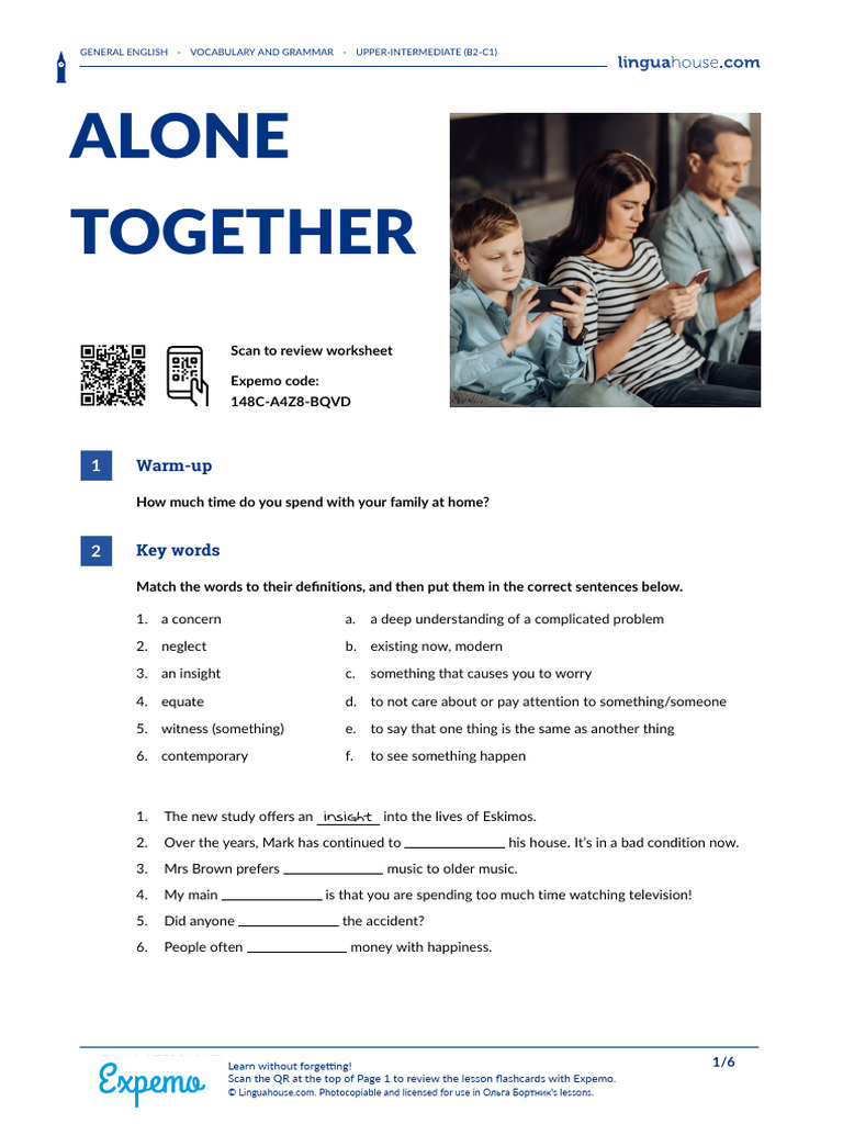 Alone Together British English Student Ver2 | PDF