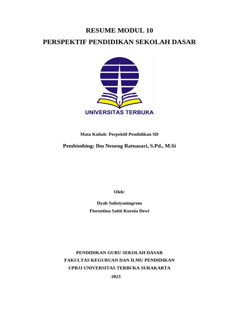 Resume Modul 10 | PDF