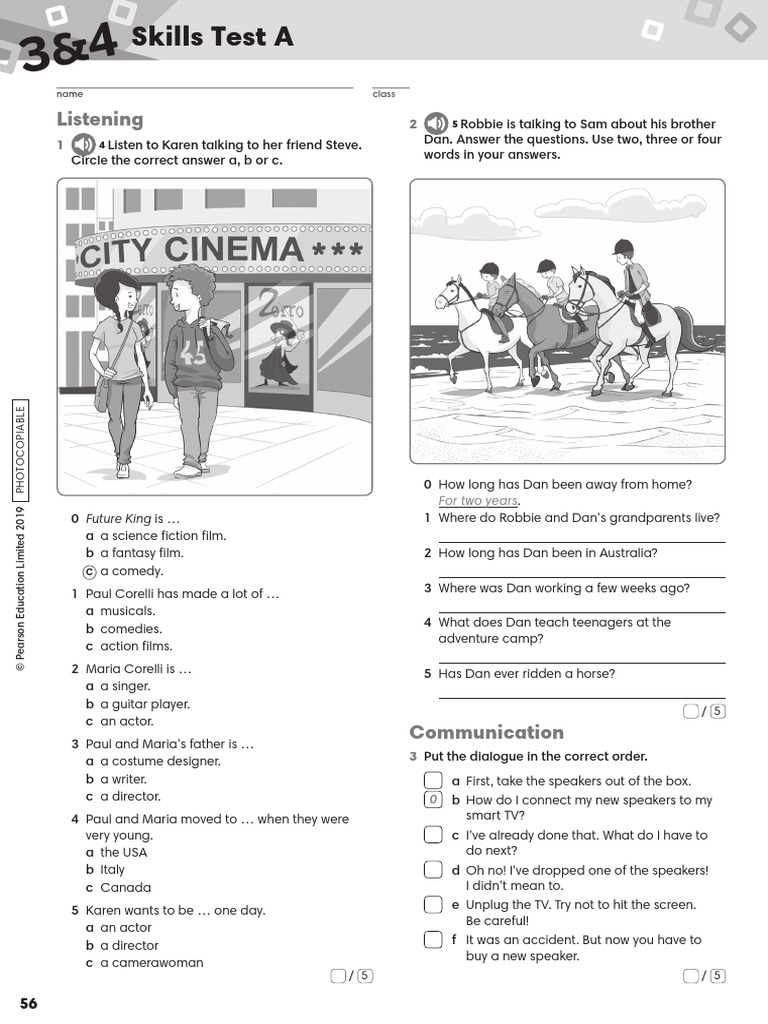 Skills_Tests_3_4_A_PDF | PDF