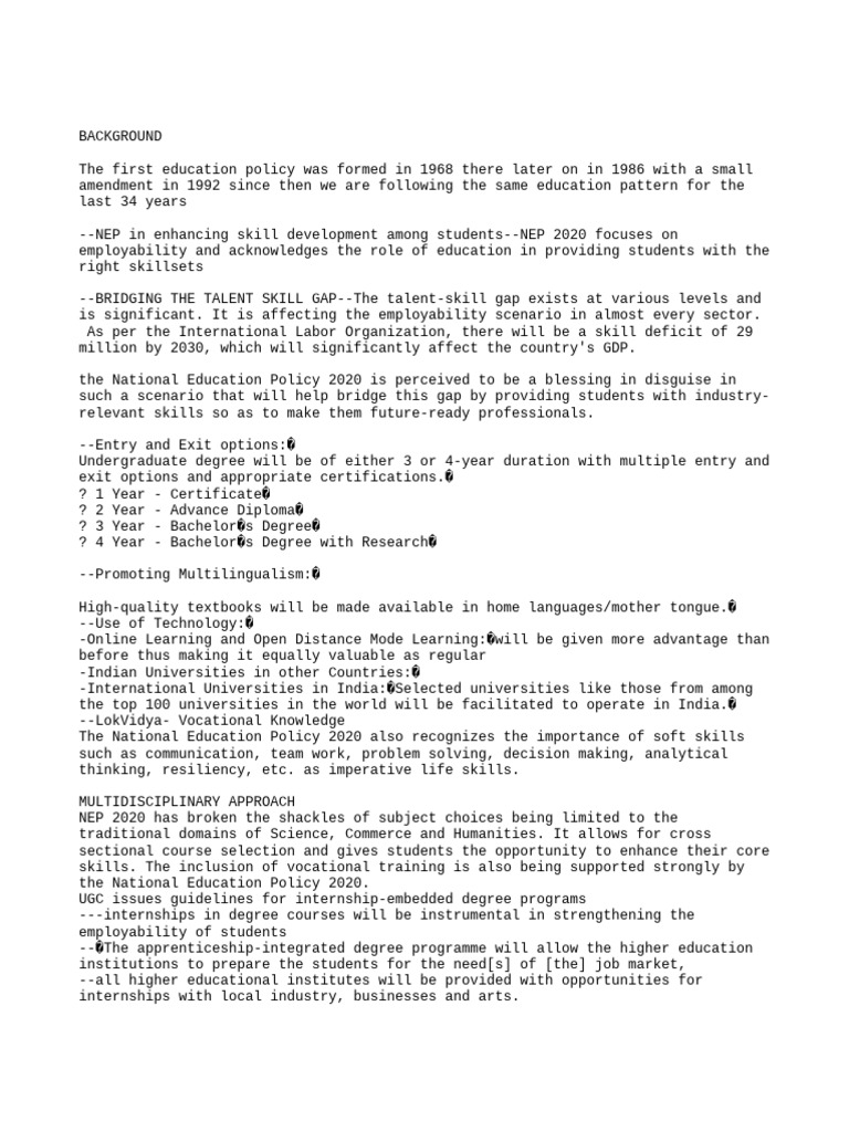 Nep Placement Internship Writeup | PDF