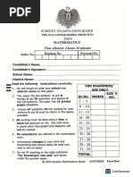 Ple Primary Leaving Examination Mathematics 2024 | PDF