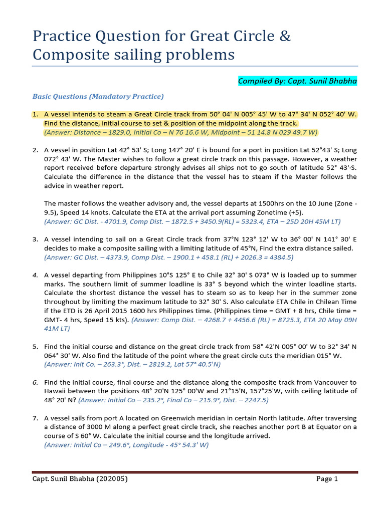 1 GC & Composite Practice Qus | PDF