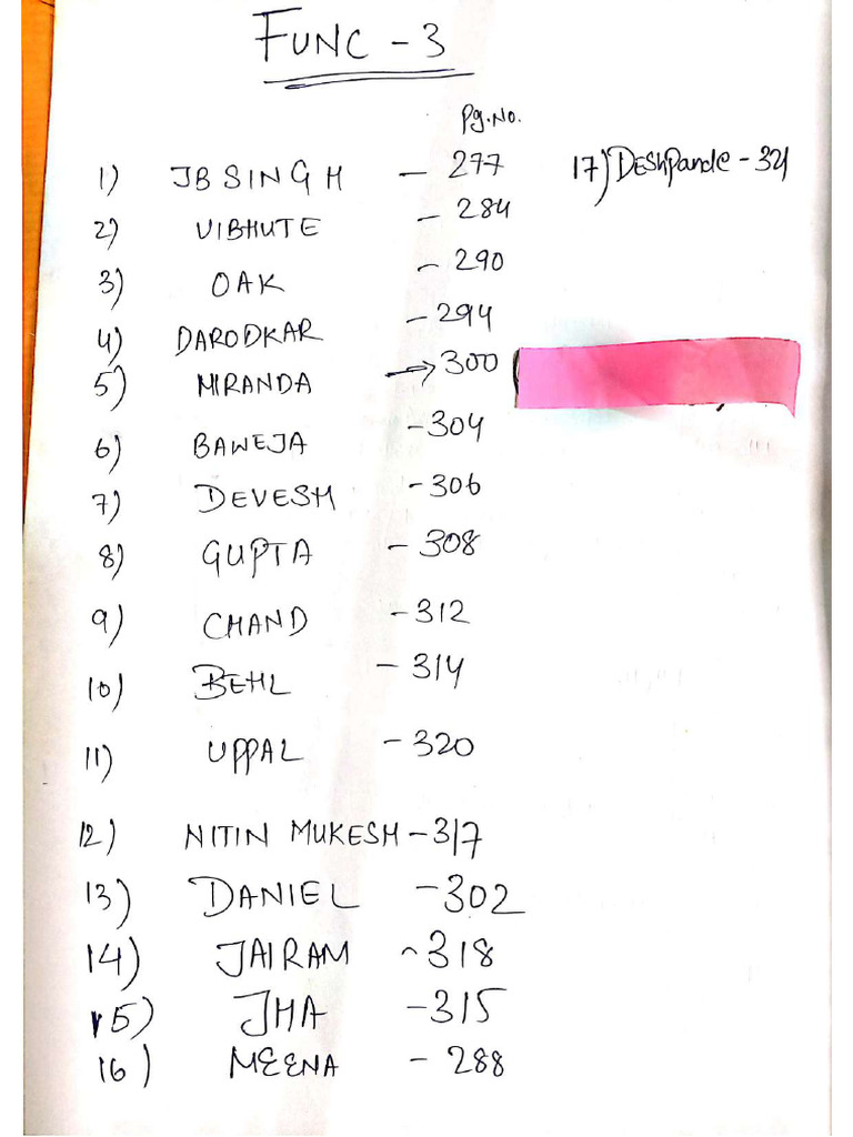 Pawan Function 3 (Part 1) | PDF