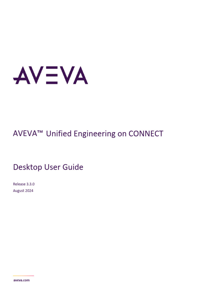 AVEVA™ Unified Engineering On CONNECT Desktop User Guide | PDF