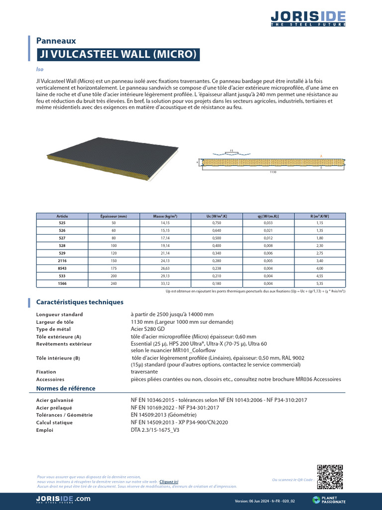 Jri Ji Vulcasteel Wall Micro Tds b2bfr FR FR 020 02 | PDF