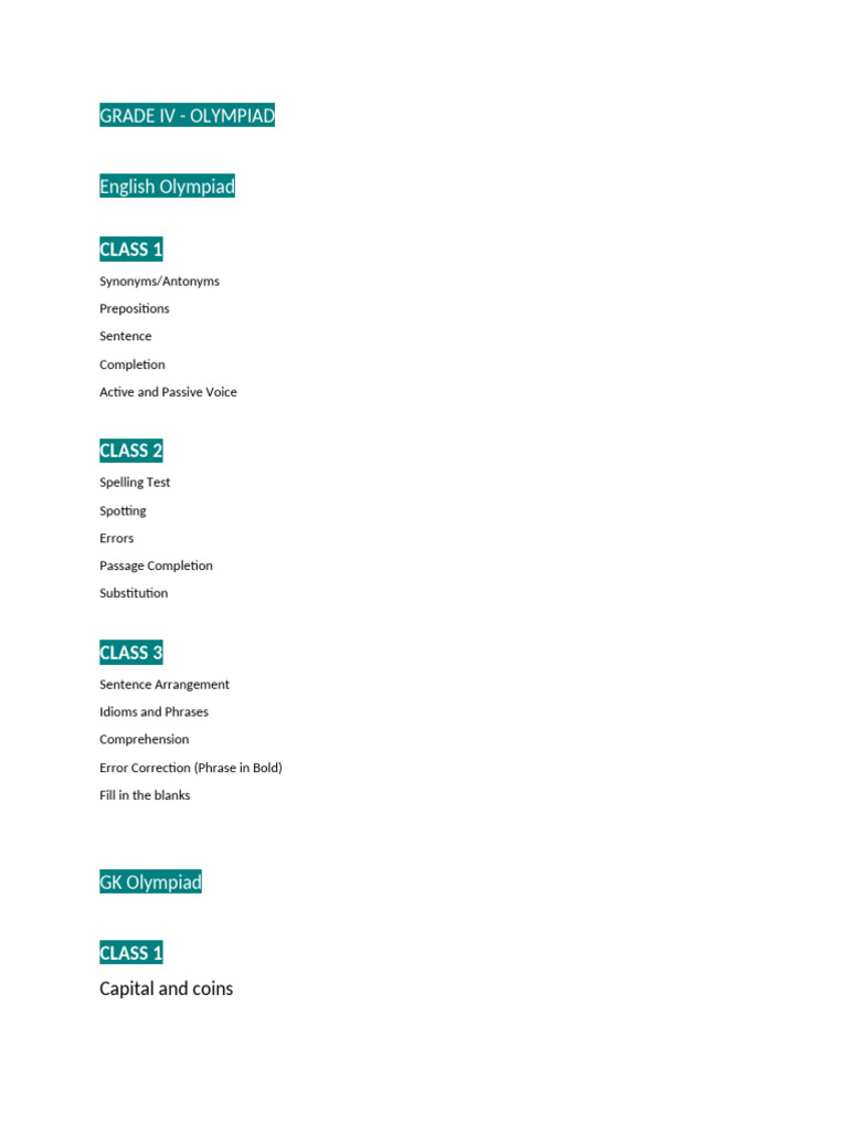 Class skeleton - IMPORTANT | PDF