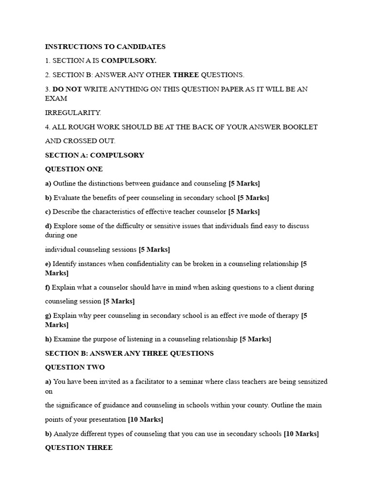 Guidance and Counseing | PDF