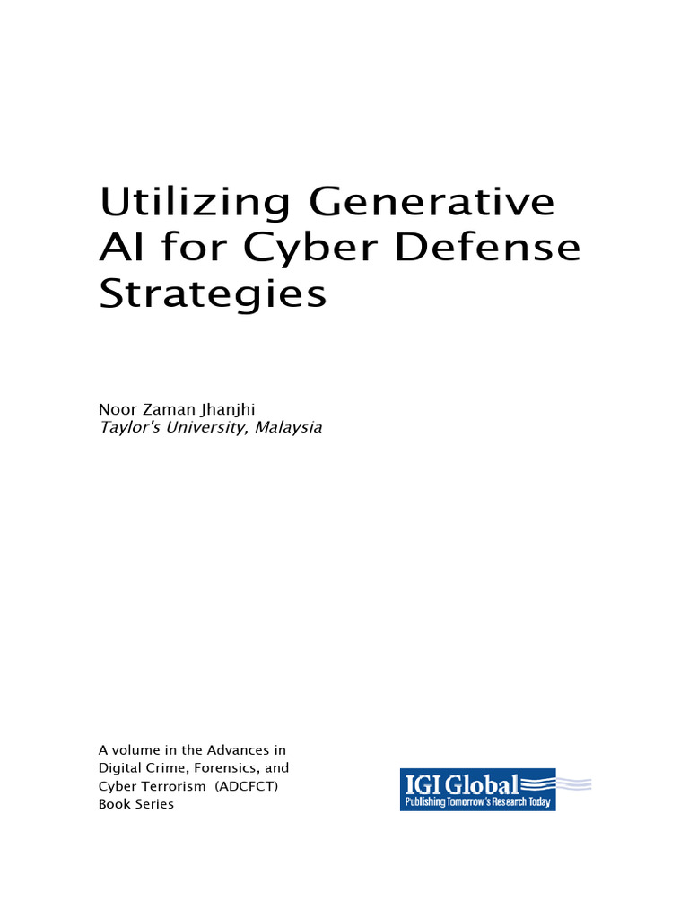 Utilizing Generative Ai Defense Strategies | PDF