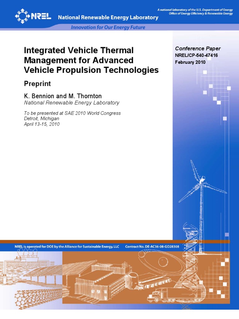Integrated Thermal Management of Hybrid Electric Vehicle | PDF ...