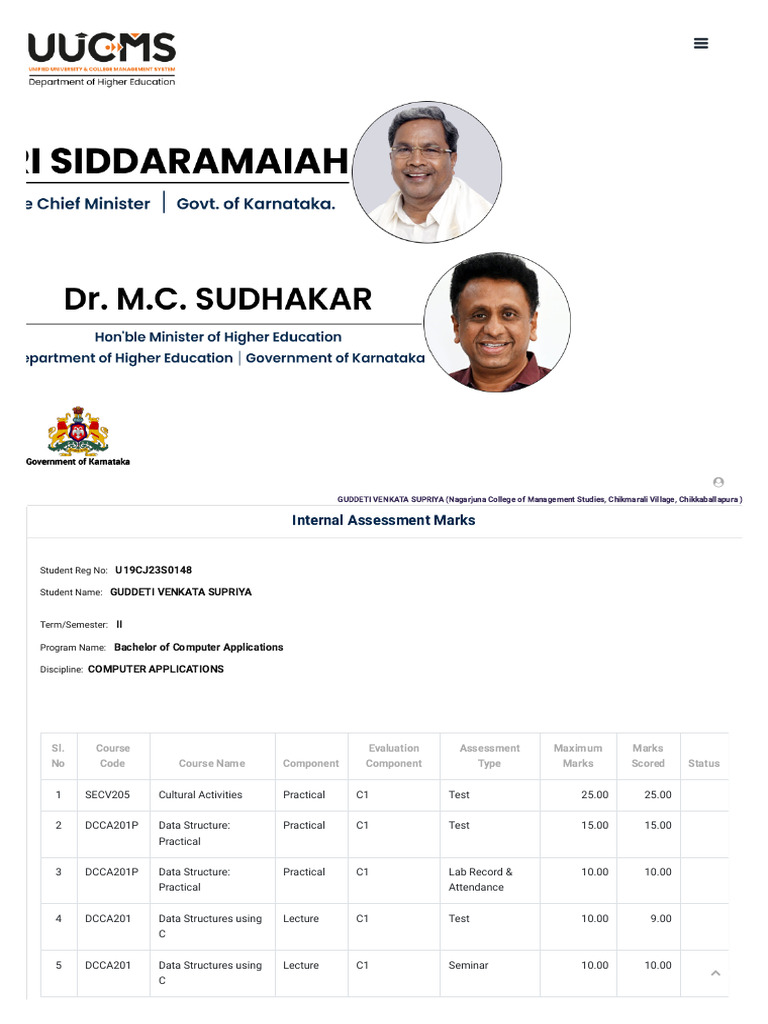 UUCMS - Unified University College Management System | PDF