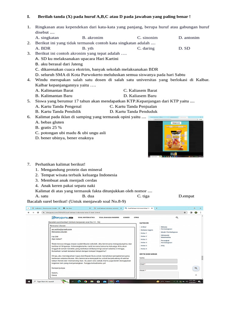 Bahasa Indonesia sas | PDF