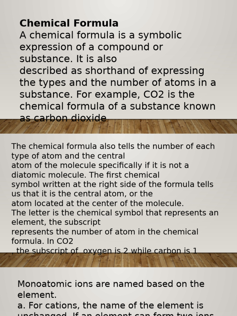 Chemical Formula | PDF | Art
