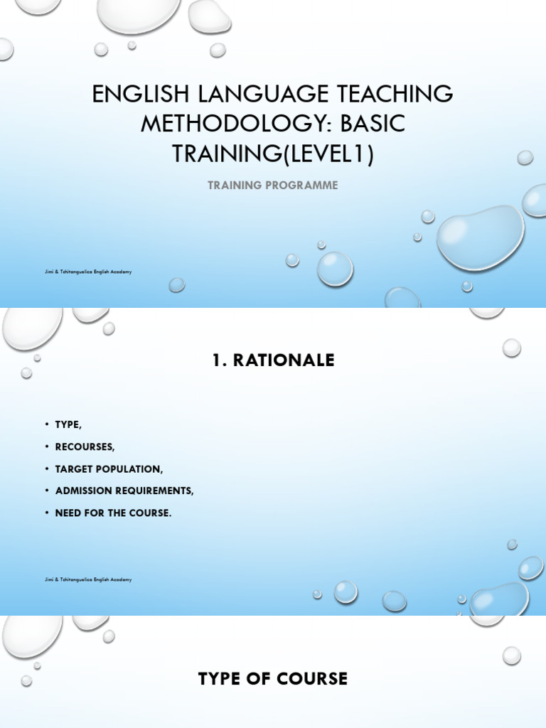 English Language Teaching Methodology J&T English | PDF