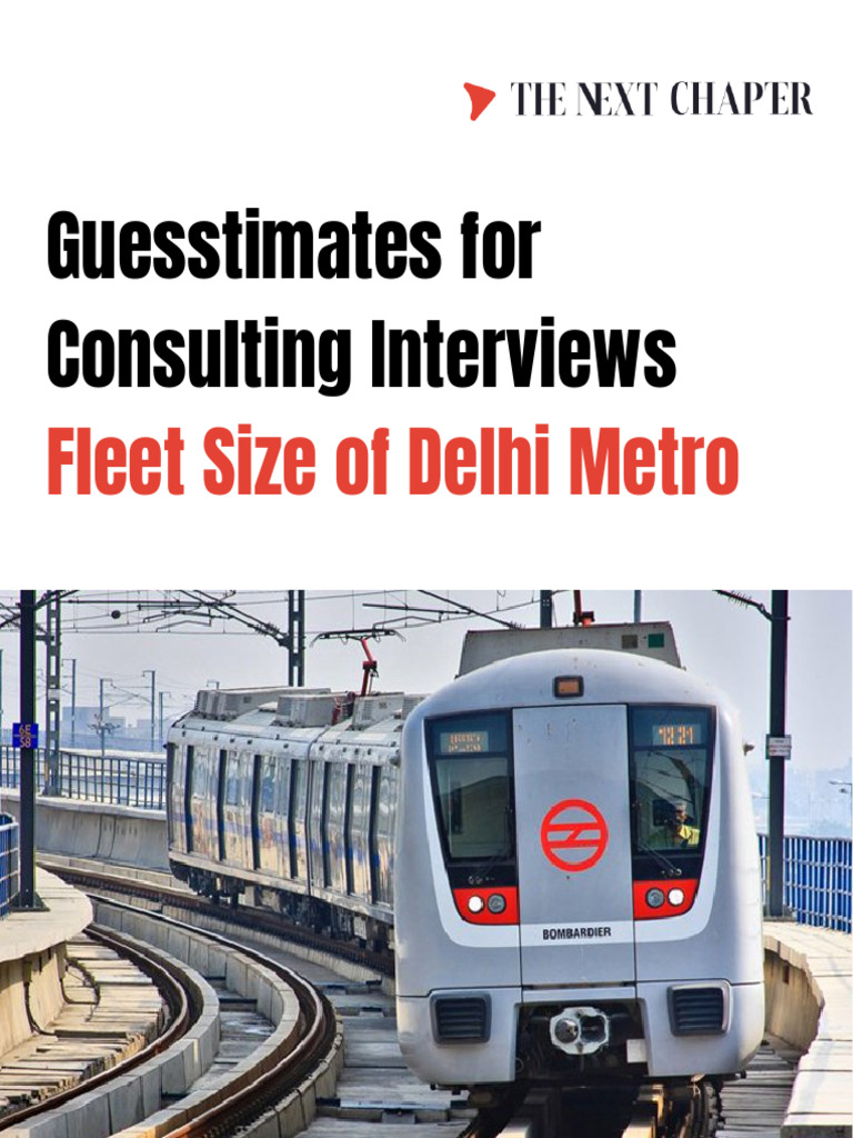 Fleet Size of Delhi Metro | PDF