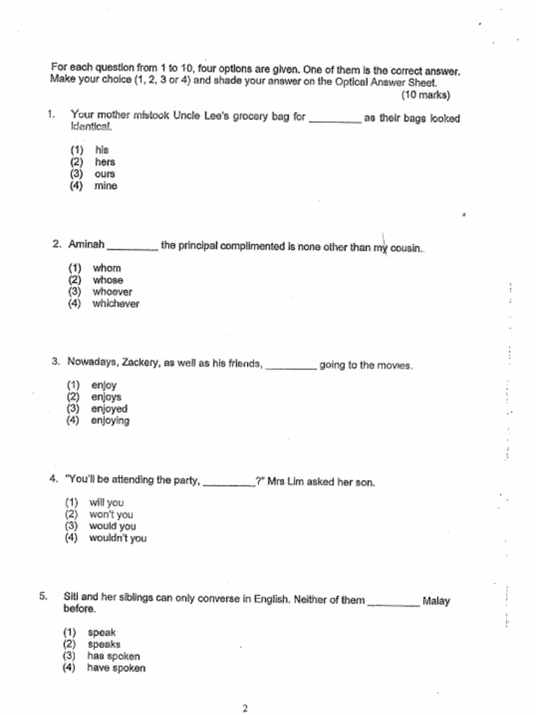 P6 English | PDF