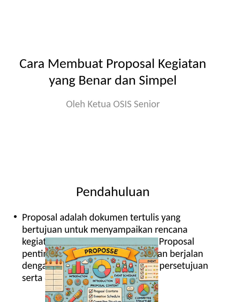 Proposal Cara Buat Dengan Gambar Final | PDF